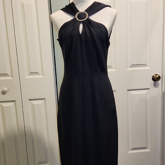 Alex Evenings | Dresses | Alex Evenings Elegant Black Backless Dress ...